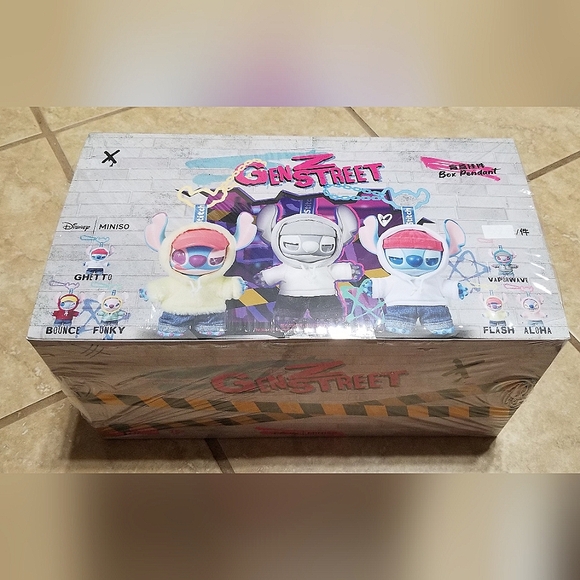 Miniso | Toys | Miniso X Disney Gen Z Street Stitch Bag Plush Charms ...